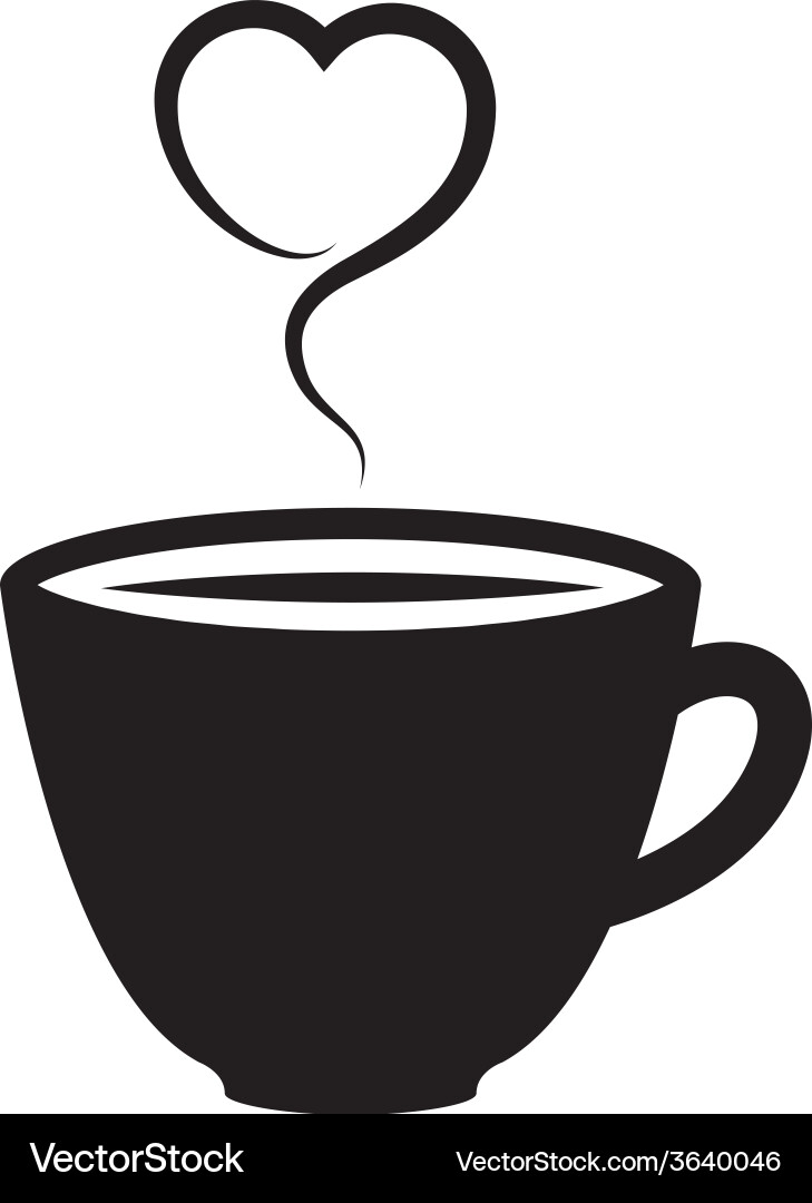 Cup of coffee Royalty Free Vector Image - VectorStock