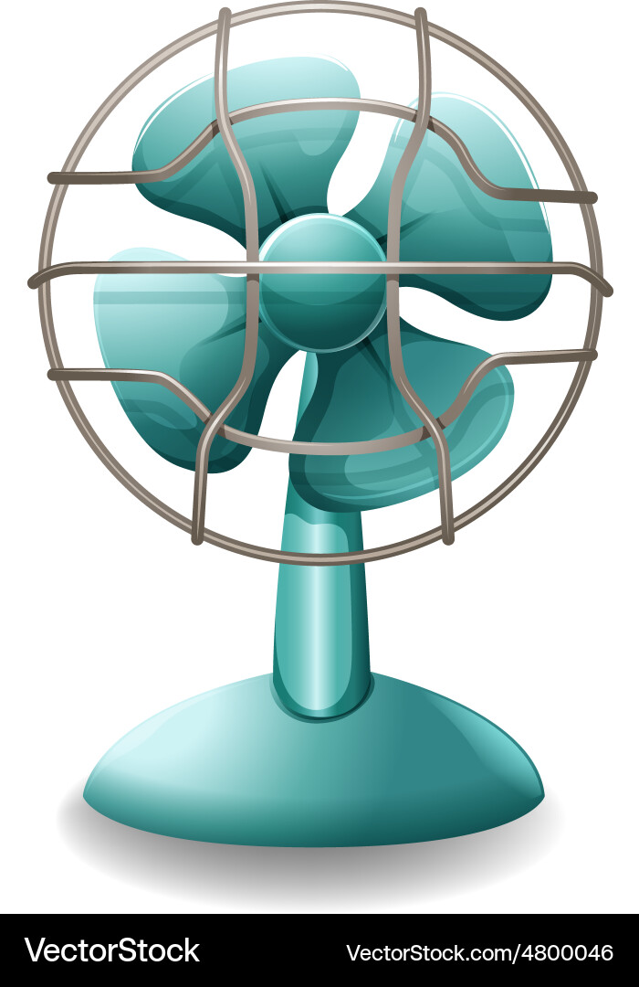 Electric fan Royalty Free Vector Image - VectorStock