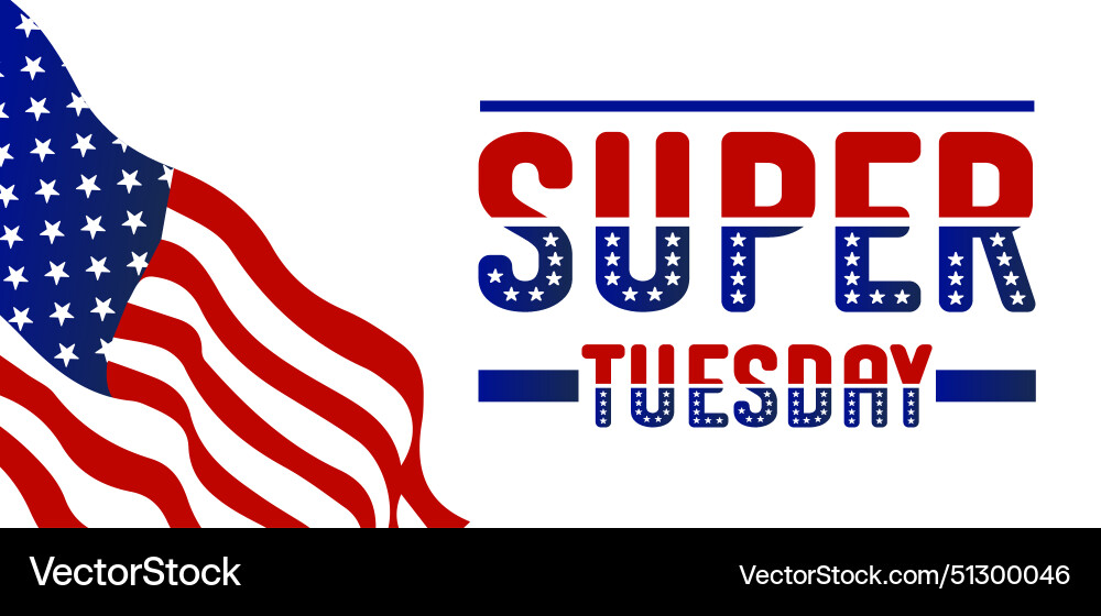 Gecko super tuesday stylish text design Royalty Free Vector