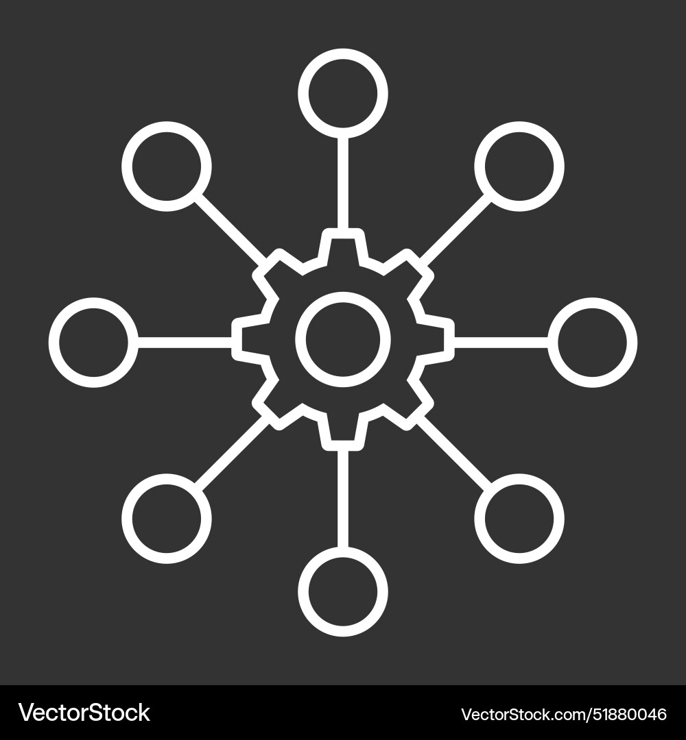 Multichannel digital design icon omnichannel flat Vector Image