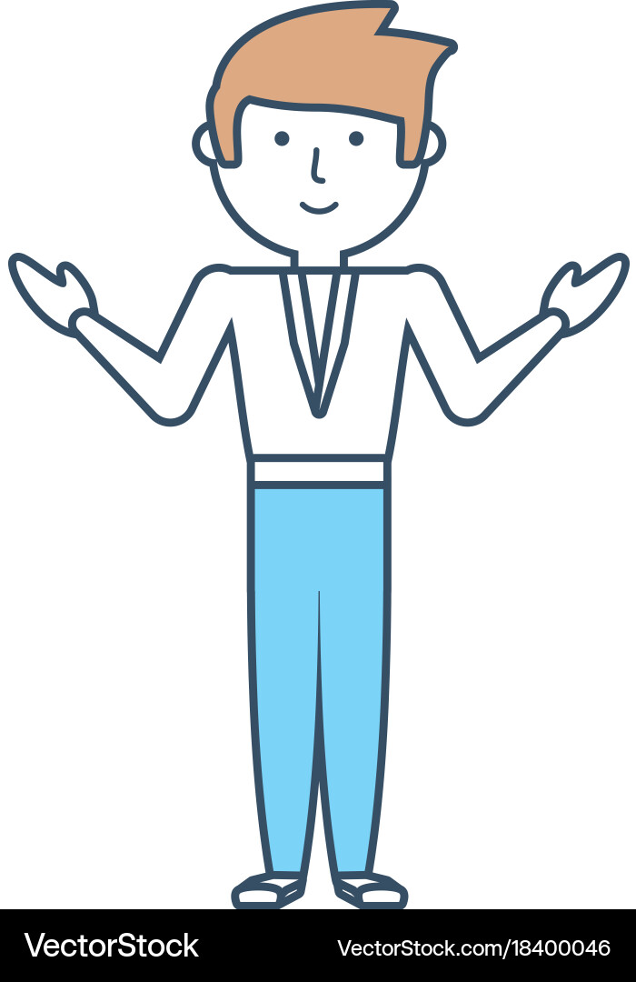 Teacher man Royalty Free Vector Image - VectorStock