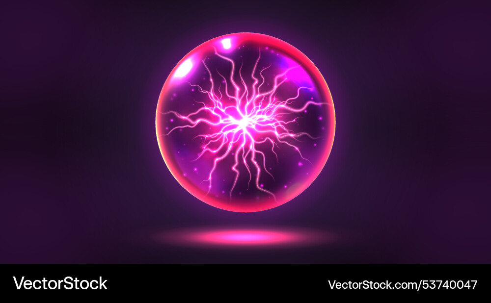 Crystal magic ball mystic prophecy orb Royalty Free Vector