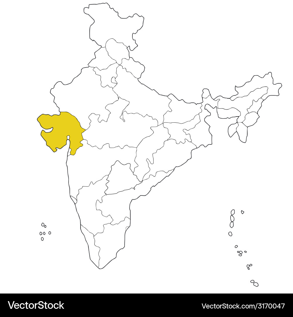 Gujarat Royalty Free Vector Image - VectorStock