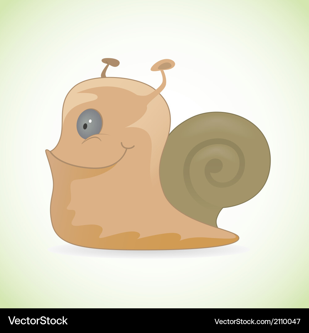 Snail2 Royalty Free Vector Image - VectorStock