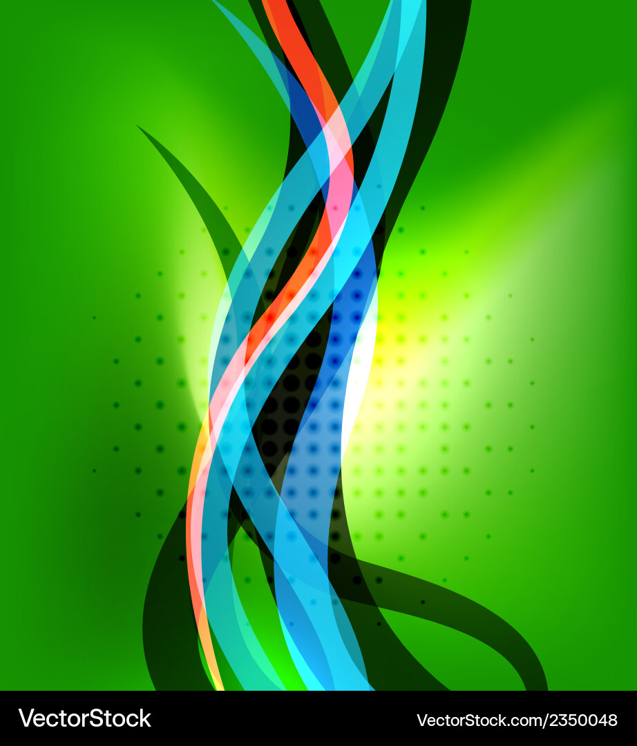 Colorful bright lines background design Royalty Free Vector