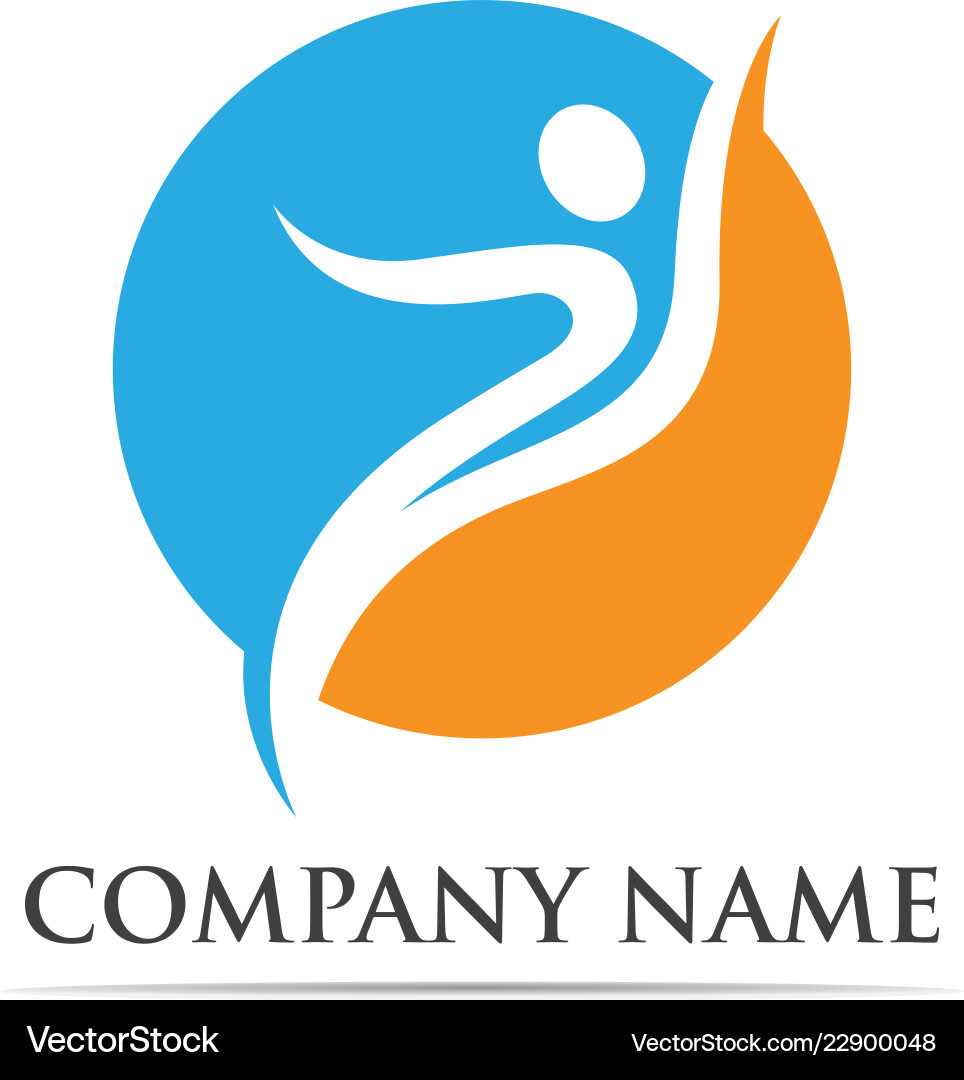 Health care logo template Royalty Free Vector Image