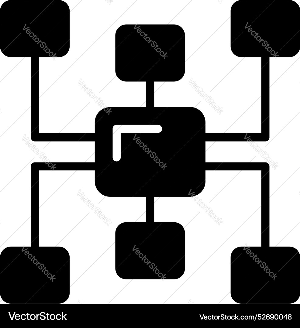 Mind map icon Royalty Free Vector Image - VectorStock