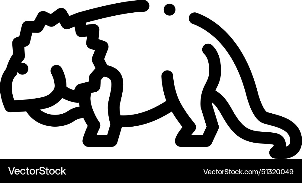 Agathaumas icon thin linear style design isolated Vector Image