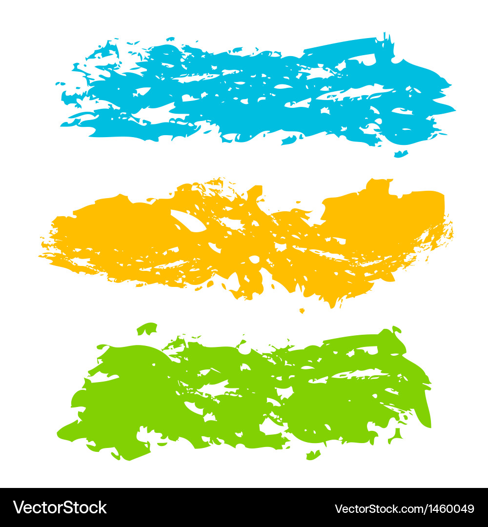 Collection of paint splash Royalty Free Vector Image