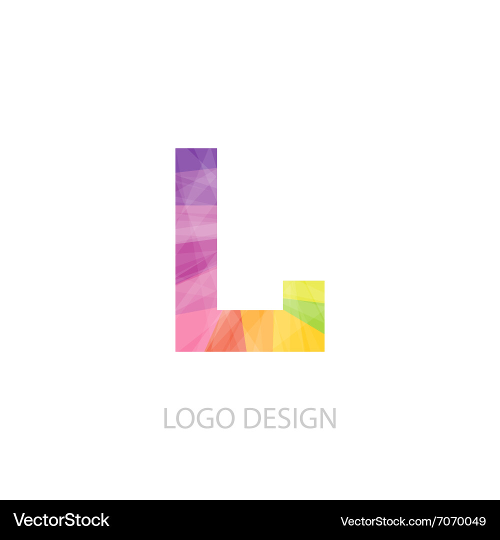 Colorful logo letter Royalty Free Vector Image