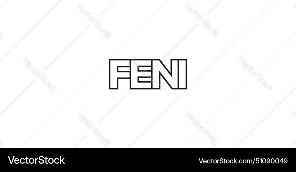 Feni in the bangladesh emblem design features Vector Image
