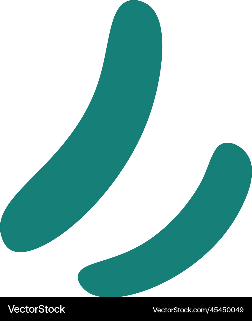 Hand drawn simple line flat icon Royalty Free Vector Image