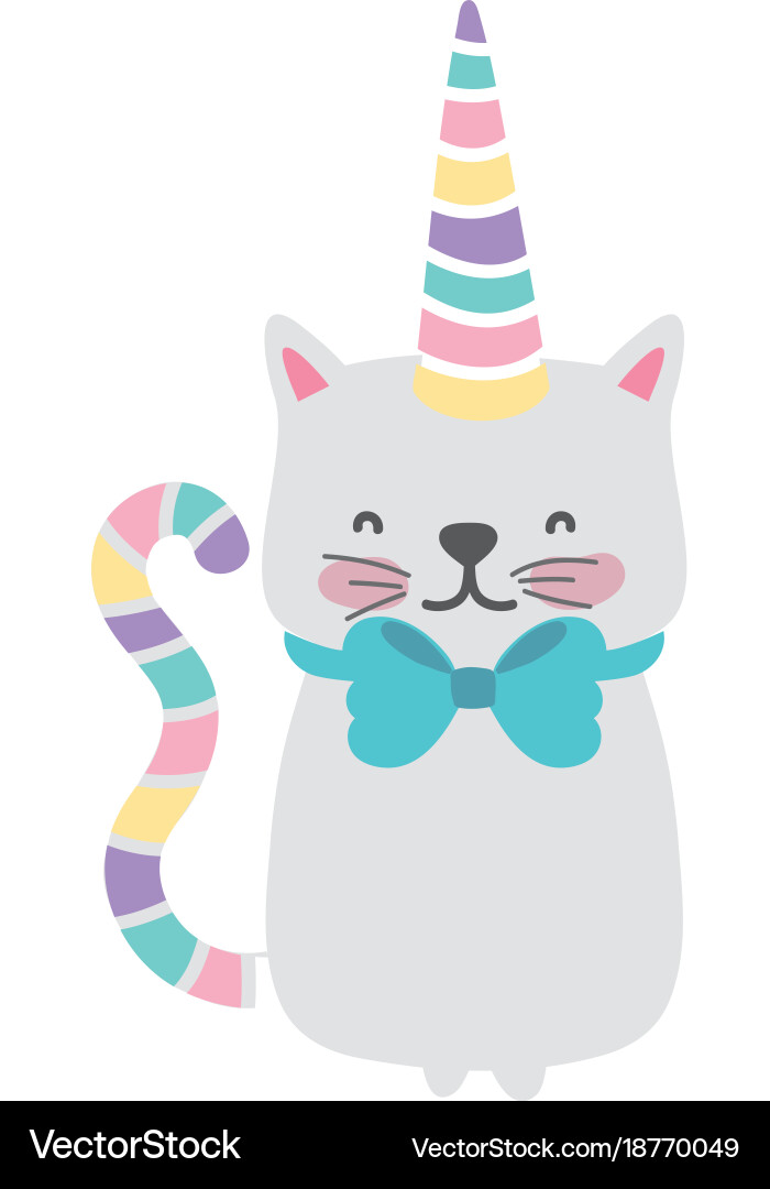 Isolated cat design Royalty Free Vector Image - VectorStock