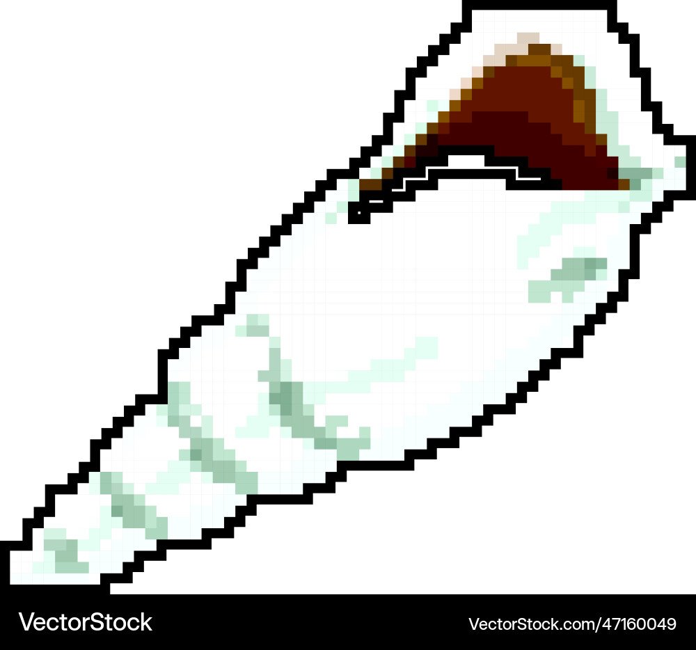 Ocean sea shell game pixel art Royalty Free Vector Image