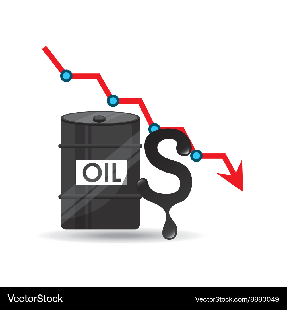 Oil prices design Royalty Free Vector Image - VectorStock