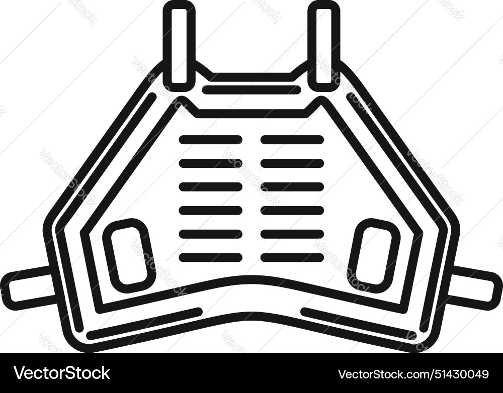 Protective dust mask Royalty Free Vector Image