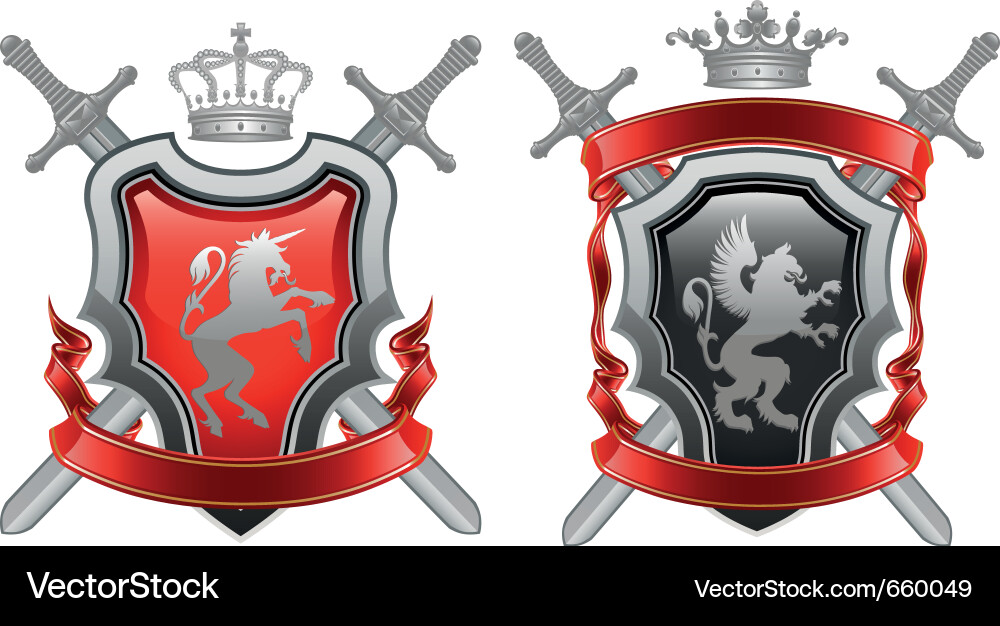 Wappen Lizenzfreies Vektorbild - VectorStock