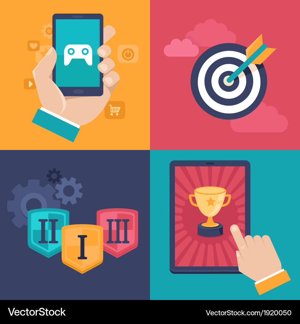 Game app Royalty Free Vector Image - VectorStock