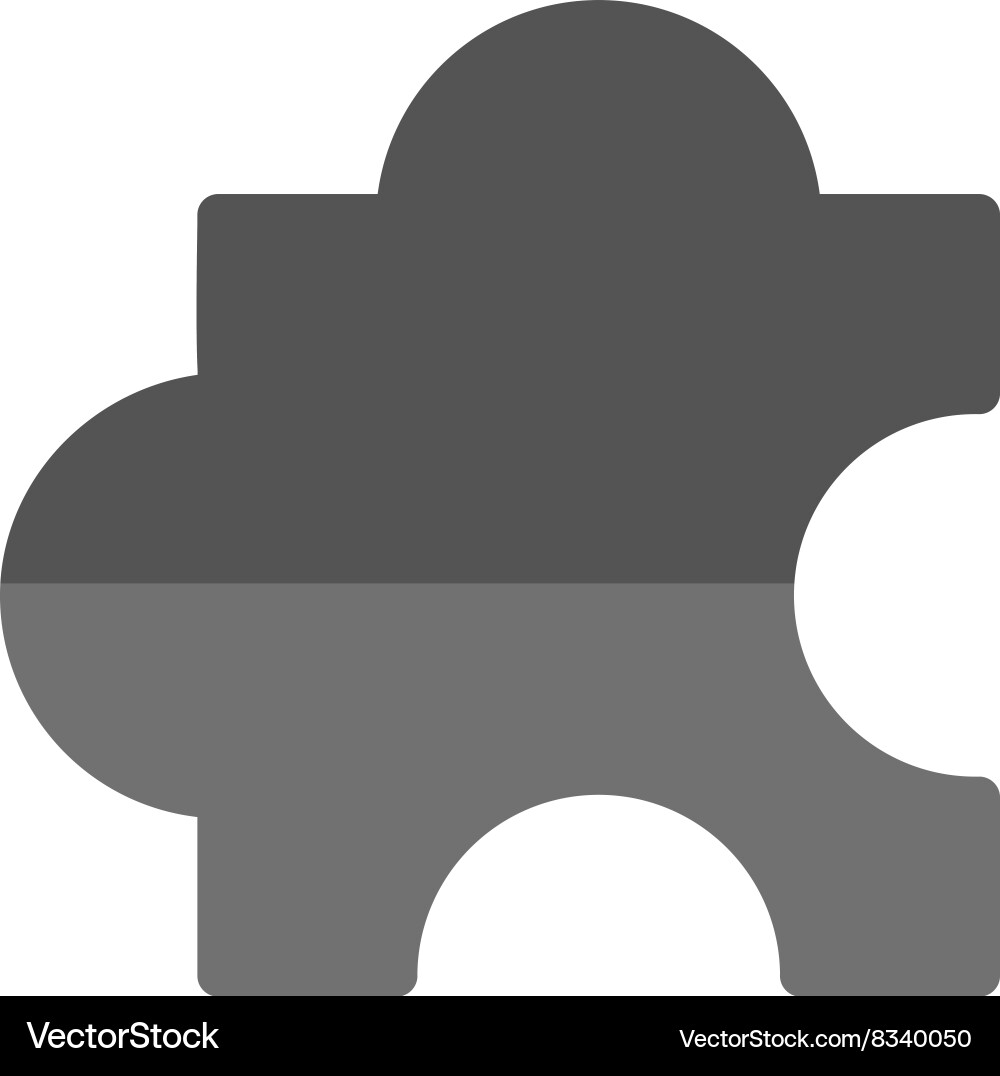 Puzzle piece Royalty Free Vector Image - VectorStock