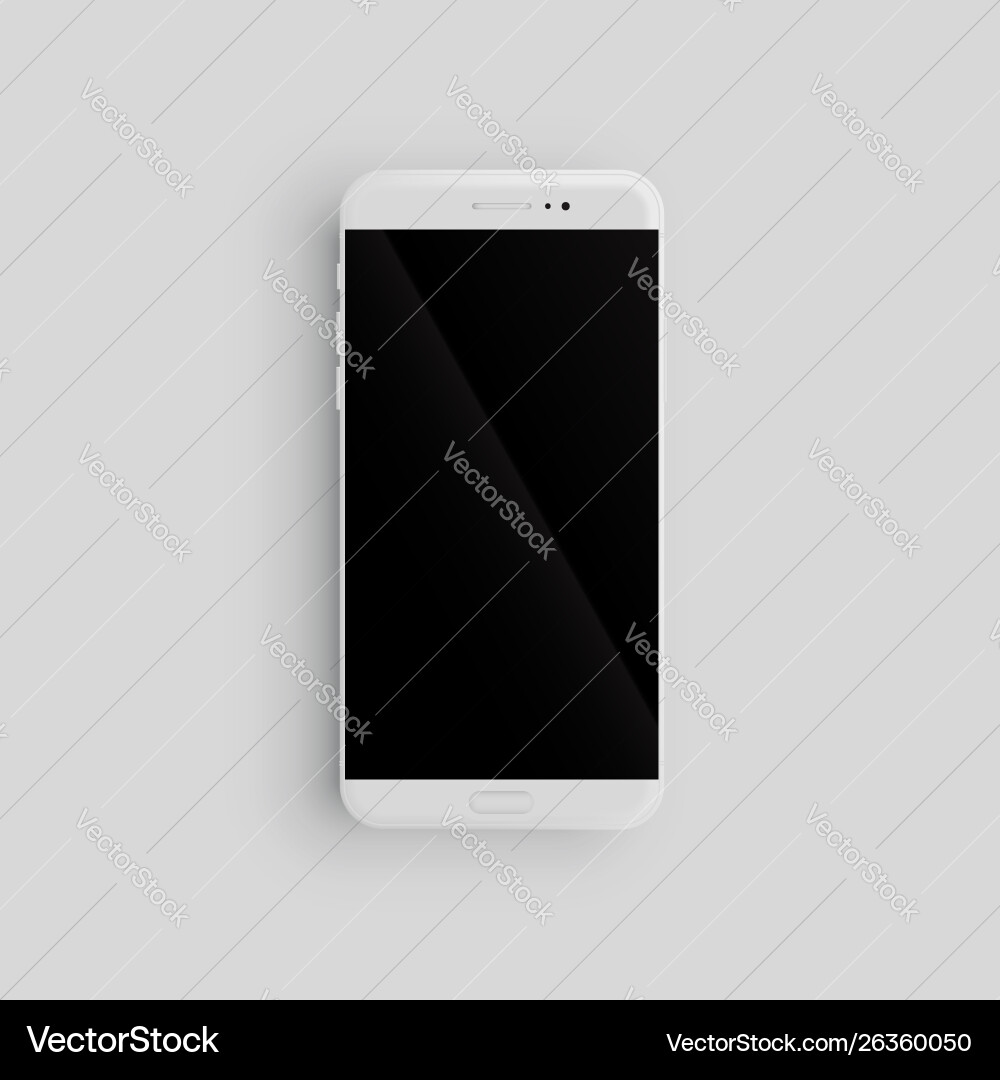 Realistic smartphone template for advertising Vector Image
