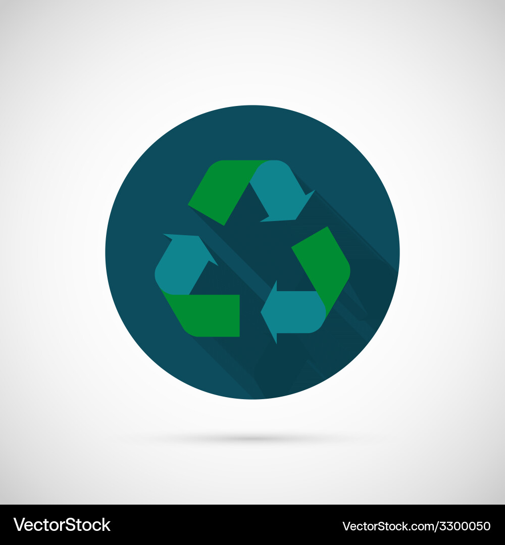 Recycle icon Royalty Free Vector Image - VectorStock