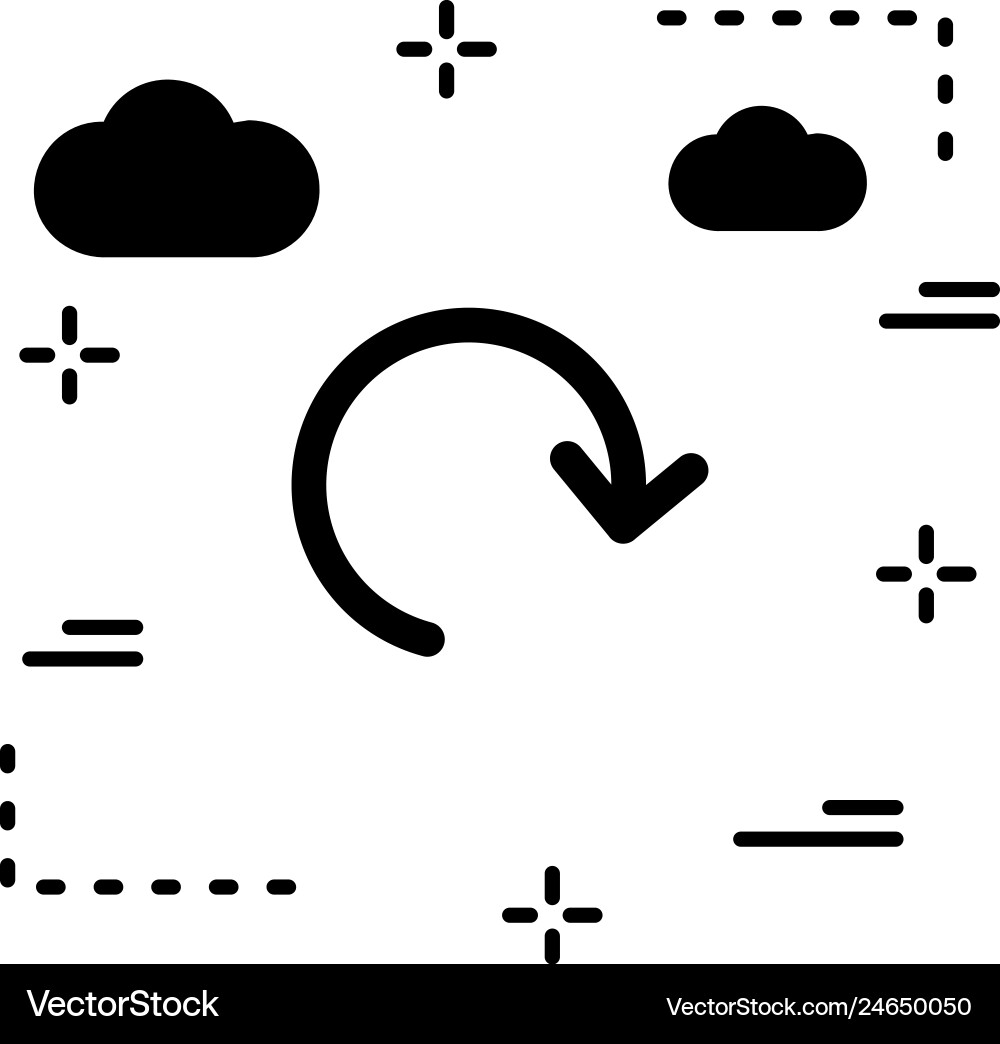 Refresh icon Royalty Free Vector Image - VectorStock