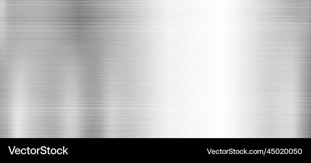 Silver texture aluminum web background template Vector Image