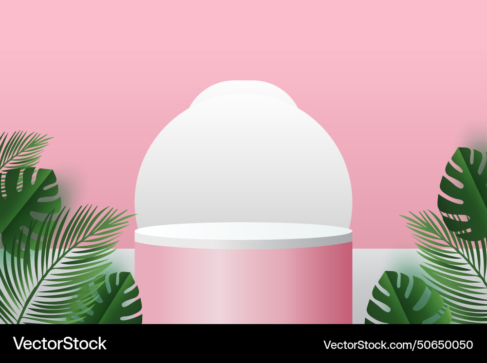 Simple podium background Royalty Free Vector Image