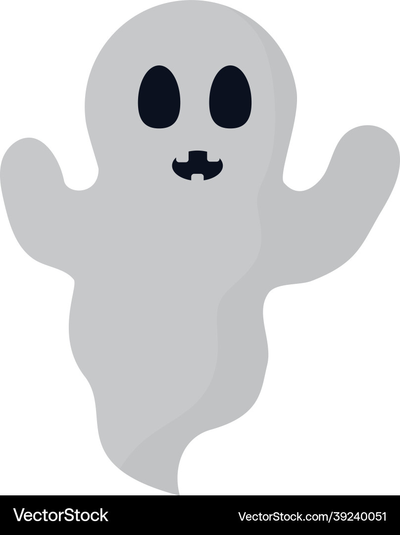 Cartoon ghost icon Royalty Free Vector Image - VectorStock