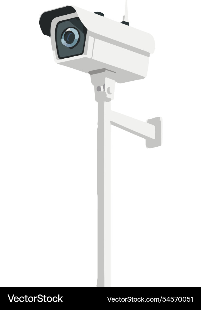Cctv automated detection surveillance camera Vector Image