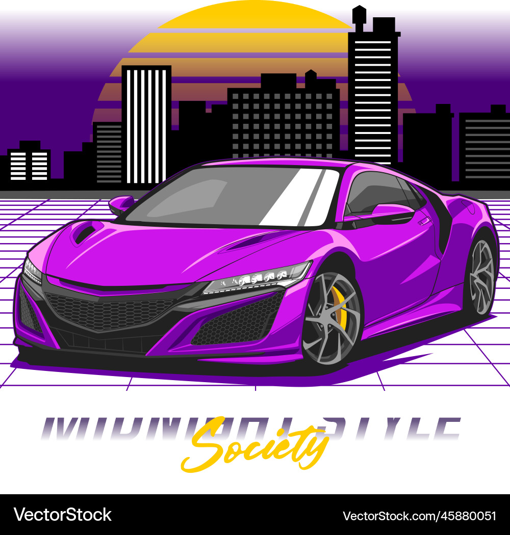 Midnight style Royalty Free Vector Image - VectorStock
