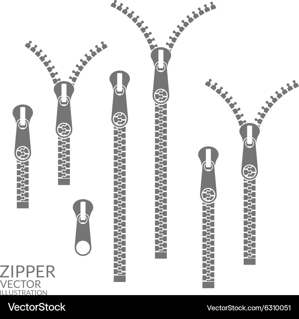 Zipper Royalty Free Vector Image - VectorStock