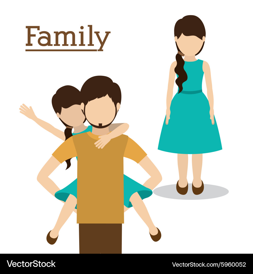 Family design Royalty Free Vector Image - VectorStock