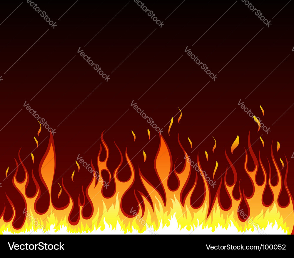Fire background Royalty Free Vector Image - VectorStock