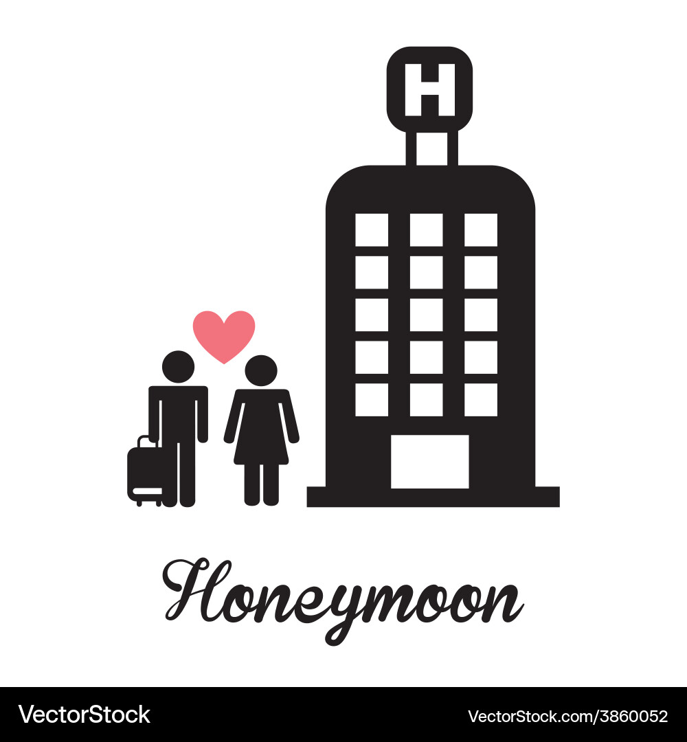 Honeymoon Royalty Free Vector Image - VectorStock