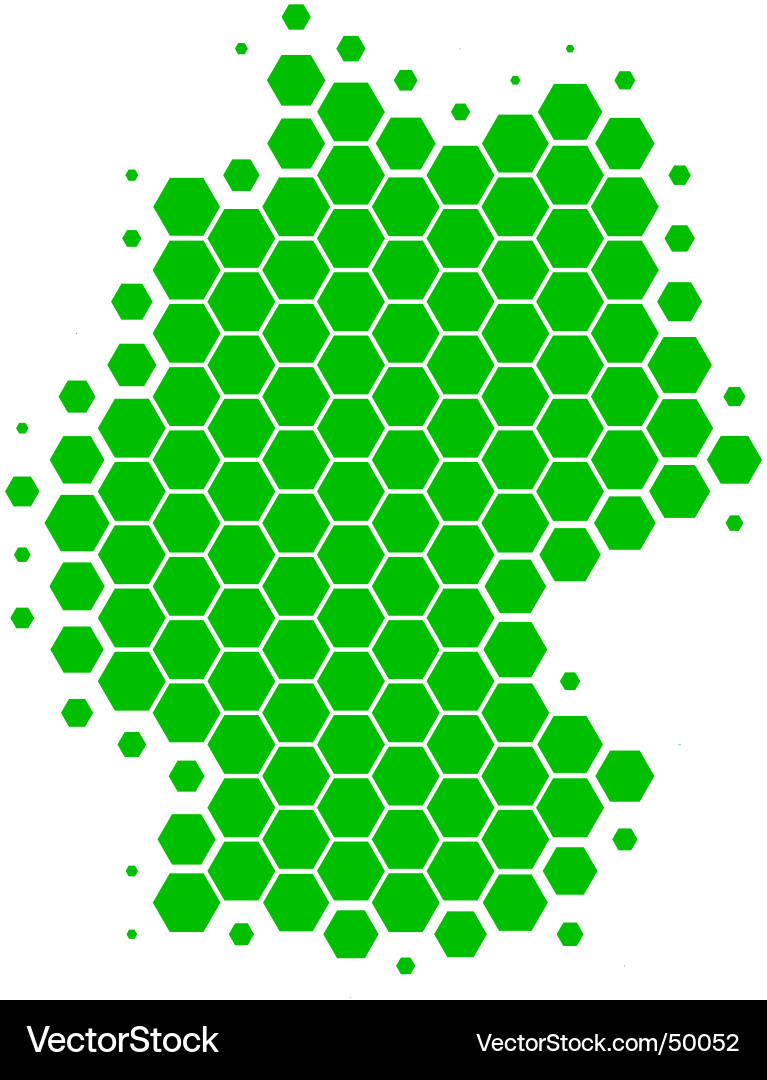 Map of germany Royalty Free Vector Image - VectorStock