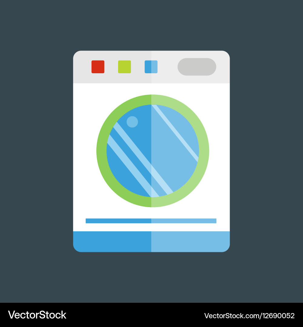 Washing machine Royalty Free Vector Image - VectorStock