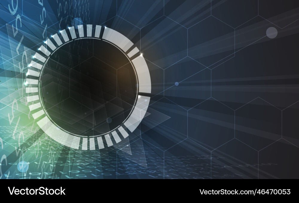 Abstract internet computer technology business Vector Image