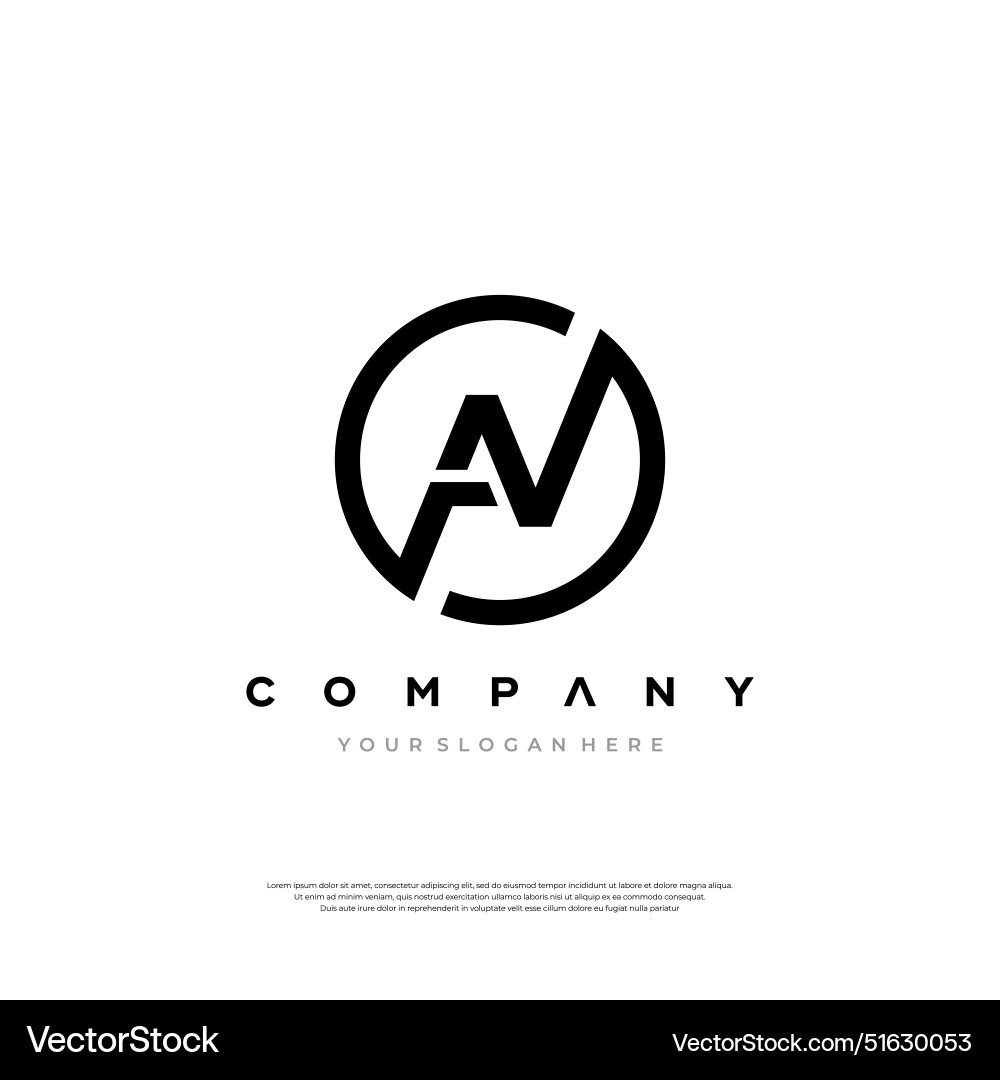 Abstract visionary logo Royalty Free Vector Image
