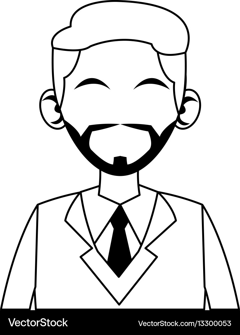 Faceless businessman icon image Royalty Free Vector Image