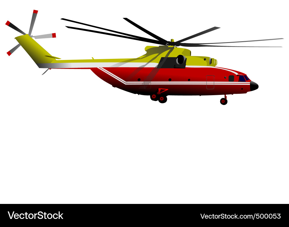 Helicopter Royalty Free Vector Image - VectorStock