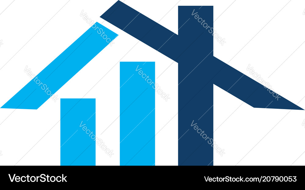 Property investment logo design template Vector Image
