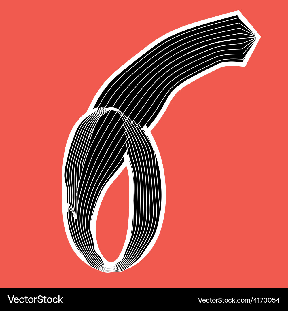 Abstract fantastic sign Royalty Free Vector Image