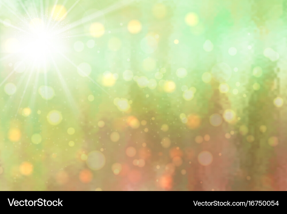 Abstract of backlight reflector and glitter Vector Image