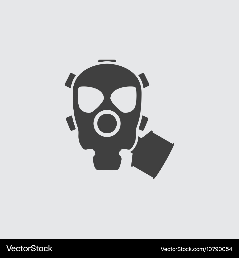 Gas mask icon Royalty Free Vector Image - VectorStock