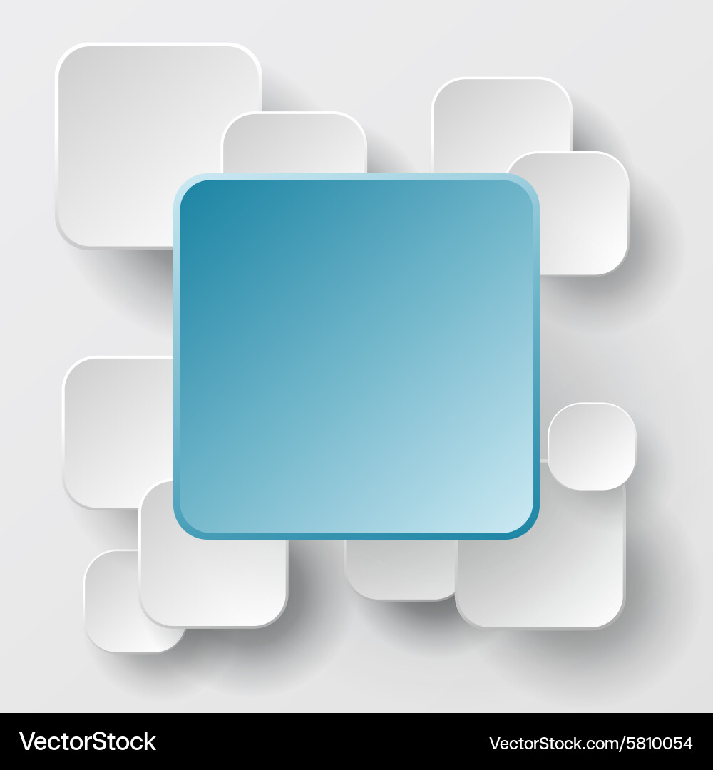 Paper square banners Royalty Free Vector Image