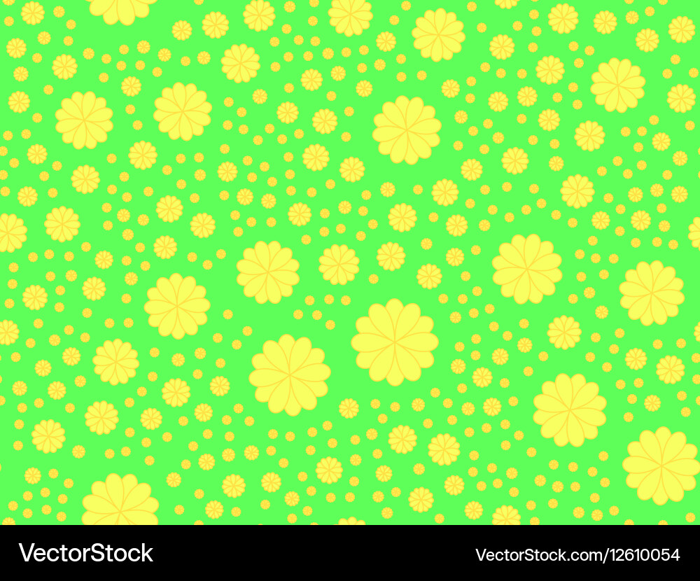 Pattern on the neon green background Royalty Free Vector
