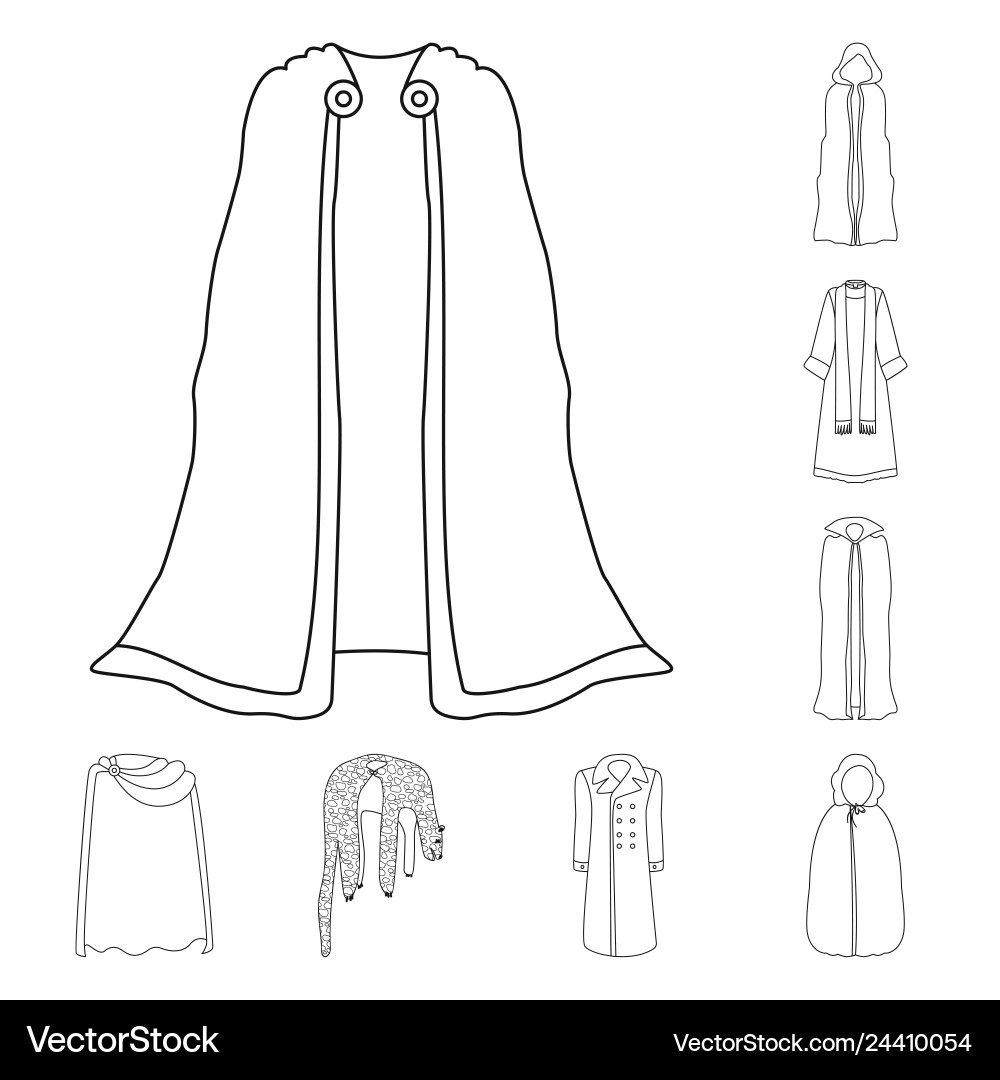 Robe and garment symbol Royalty Free Vector Image