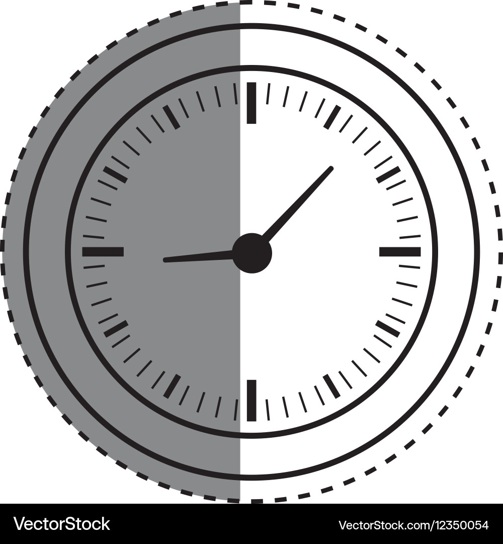 Time clock concept Royalty Free Vector Image - VectorStock