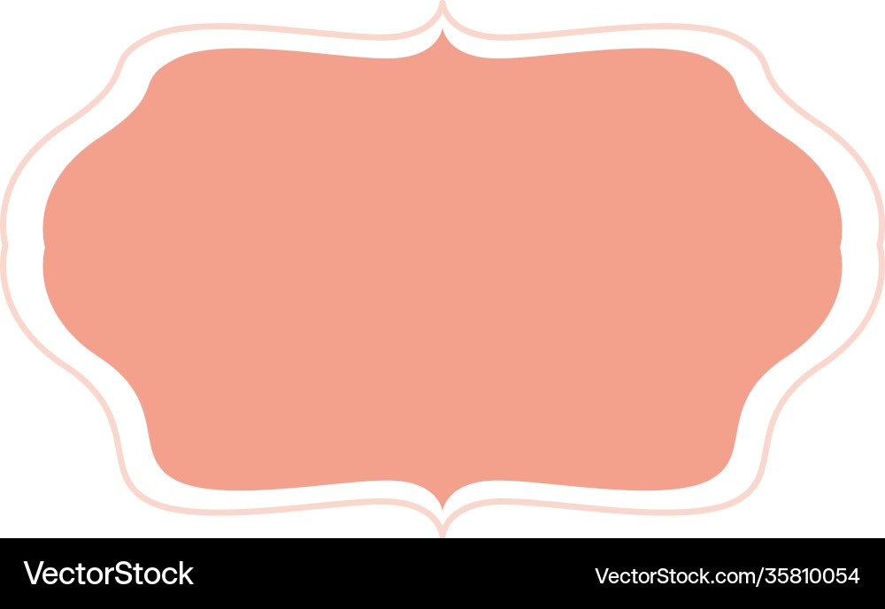 Vintage label frame design Royalty Free Vector Image